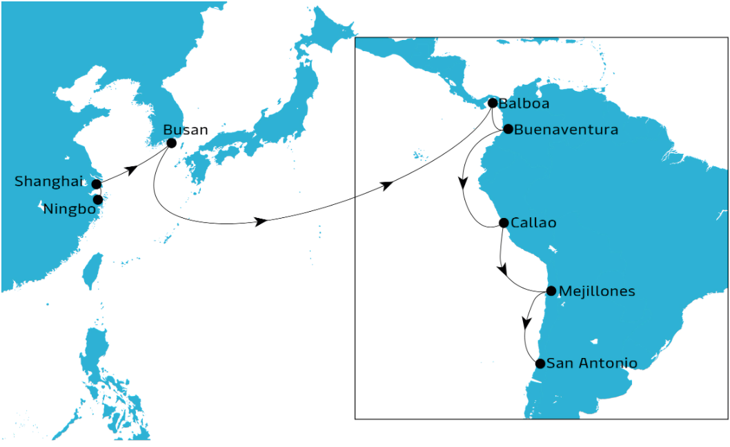 Shipping from Asia Pacific to Latin America AC3 – Eastbound -By Maersk ...