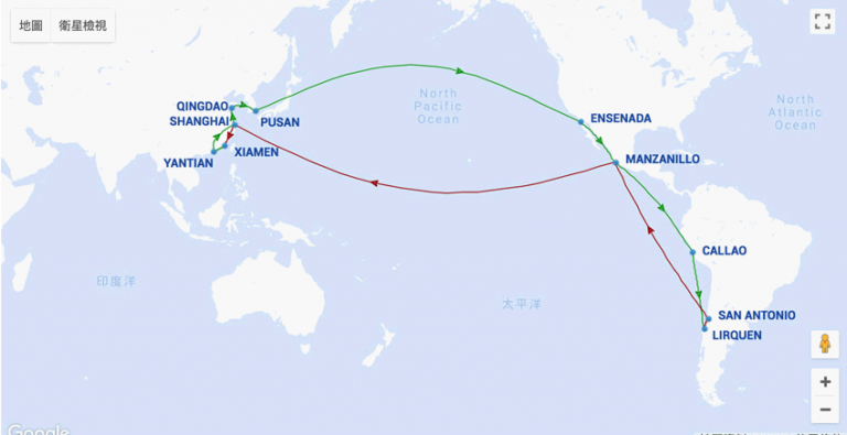 ASIA – SOUTH AMERICA SERVICE(WSA3/WS3)(Eastbound)- BY WHL – San ...